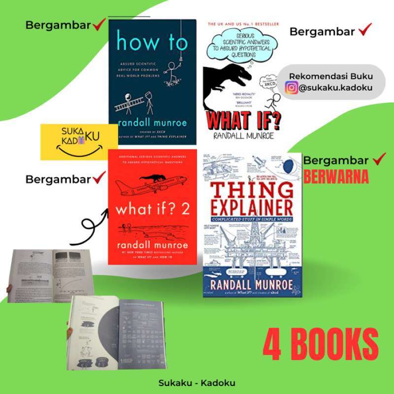 Jual What If? Buku Randall Munroe What If? 2 / How To / Thing Explainer ...