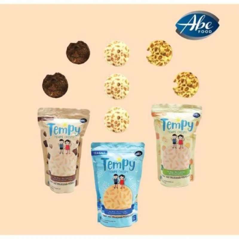 Jual Abe Food Tempy Tempe Crispy 70gr / Cemilan Anak, Rasa Sea Salt Di ...