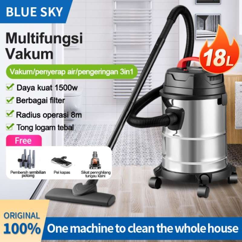 Jual Blue Sky Vacuum Cleaner 12l Penyedot Debu Dry Blow Basah Kering Di Seller Azzana Storee ...