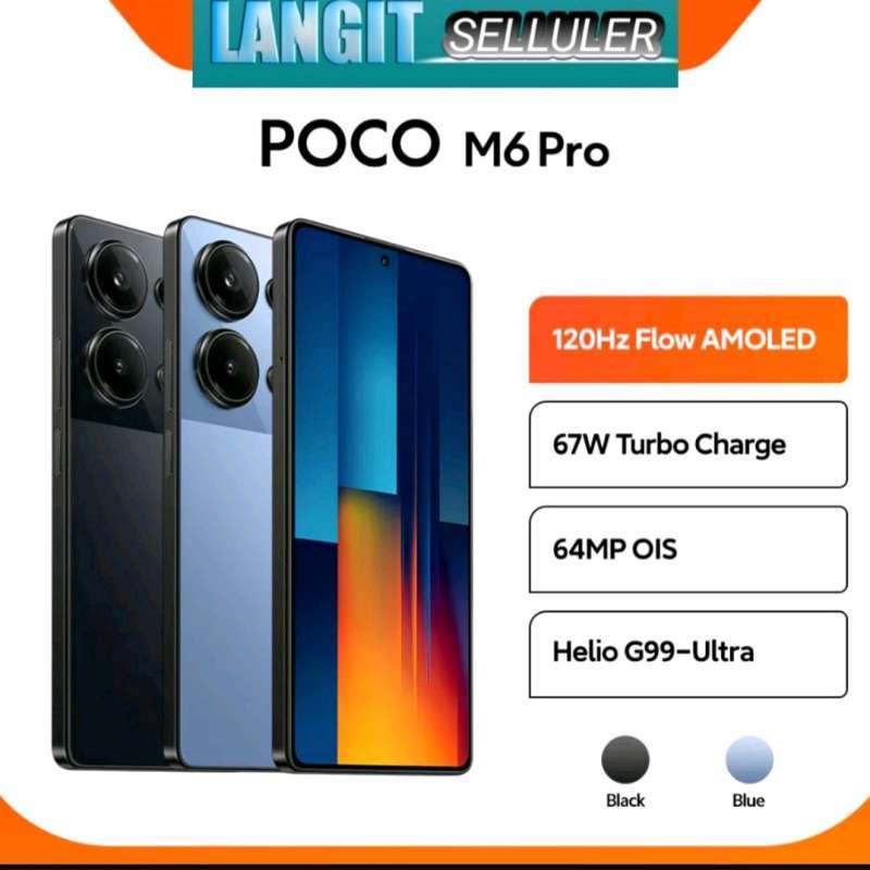 Jual Xiaomi poco m6 pro nfc - 8/256 garansi resmi Di Seller Langit ...