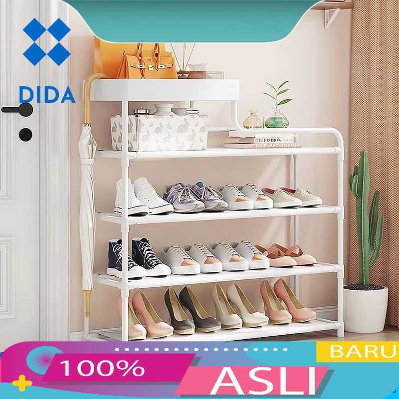 Promo Rak Satu Susun Minimalis Tempat Satu Sandal Multifungsi Shoe Rack ...