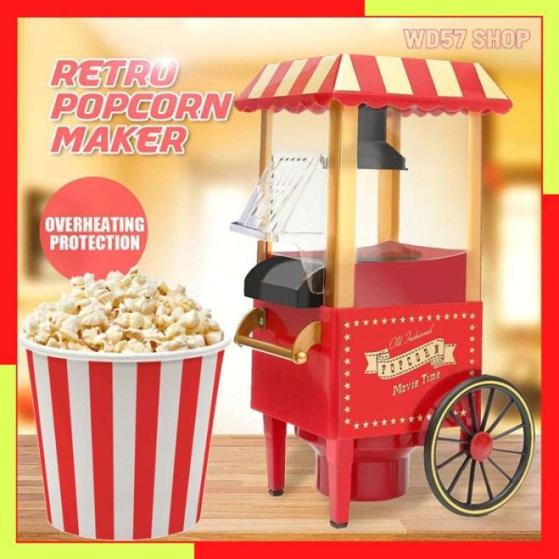 Jual Mesin Popcorn Mini Pembuat Brondong Jagung Otomatis Carnival Maker ...