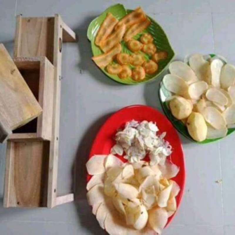 Jual Alat Rajangan Bawang/kentang/cabai Kayu Jati Di Seller Hachi ...