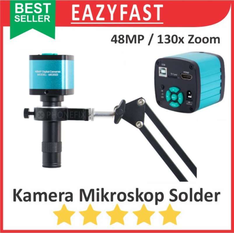 Jual Kamera Mikroskop Solder 48mp 130x Zoom Soldering Microscope Camera ...