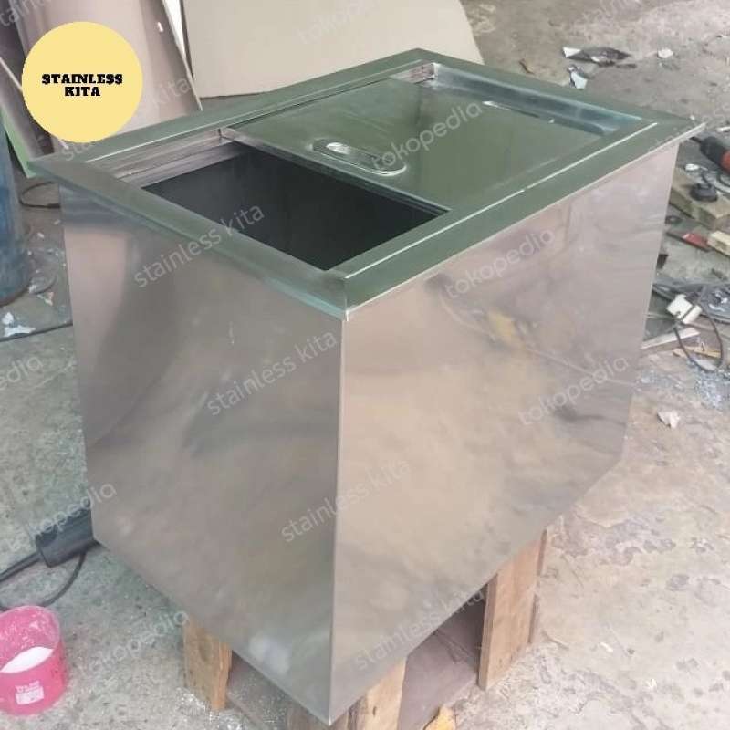 Jual Ice Bin 40x60x50/ Tempat Es/es Box Stainless Di Seller Hachi ...