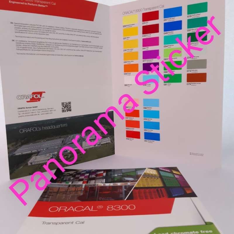 Jual Katalog Sticker Oracal Di Seller Shin Store - Cengkareng Timur ...