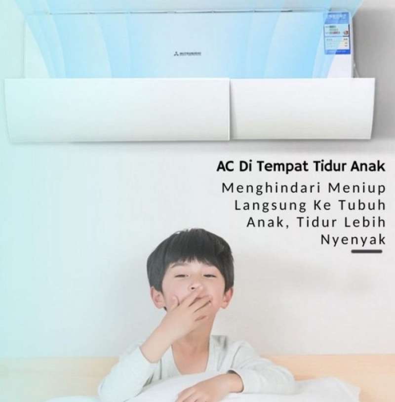 Jual Talang Reflektor Ac Penahan Hembusan Angin Ac Air Screan Cover ...