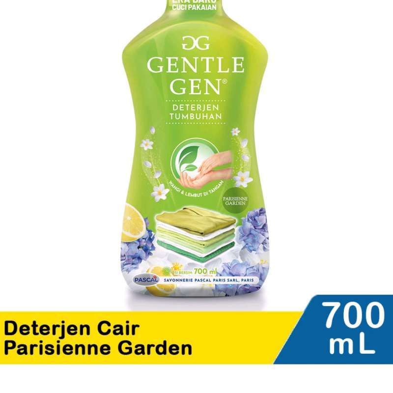Promo Gentle Gen Liquid Deterjen Parisienne Garden 700ml Diskon 19% Di ...