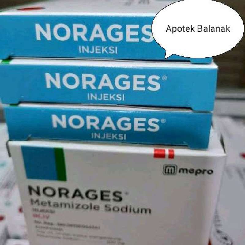 Jual Norages/metamizole/sodium/500mg/injeksi/box Di Seller Apotek ...
