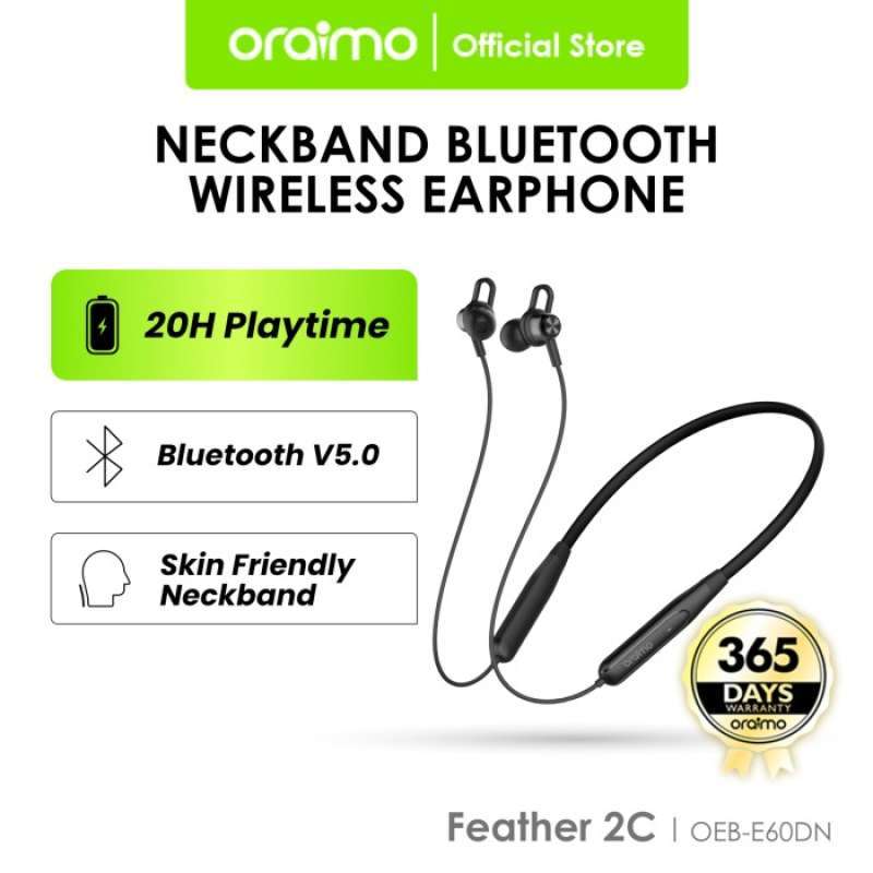 Promo Oraimo Neckband Bluetooth Wireless Headset V5 0 Sport Oeb E60dn Diskon 23 Di Seller Indah