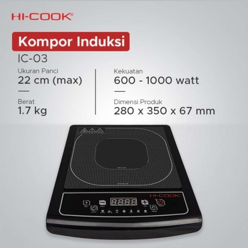 Jual Hi-cook Induction Cooker Ic-03 Kompor Induksi Ic 03 Di Seller Jete ...