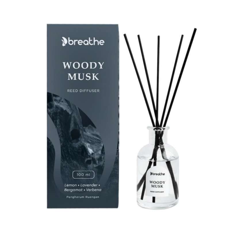 Promo 100% Produk Ori Pengharum Ruangan Breathe Reed Diffuser Isi 100ml ...