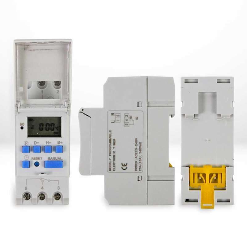 Jual Programmable Digital Timer Switch Relay 20 Program 220v/16a Thc15a ...