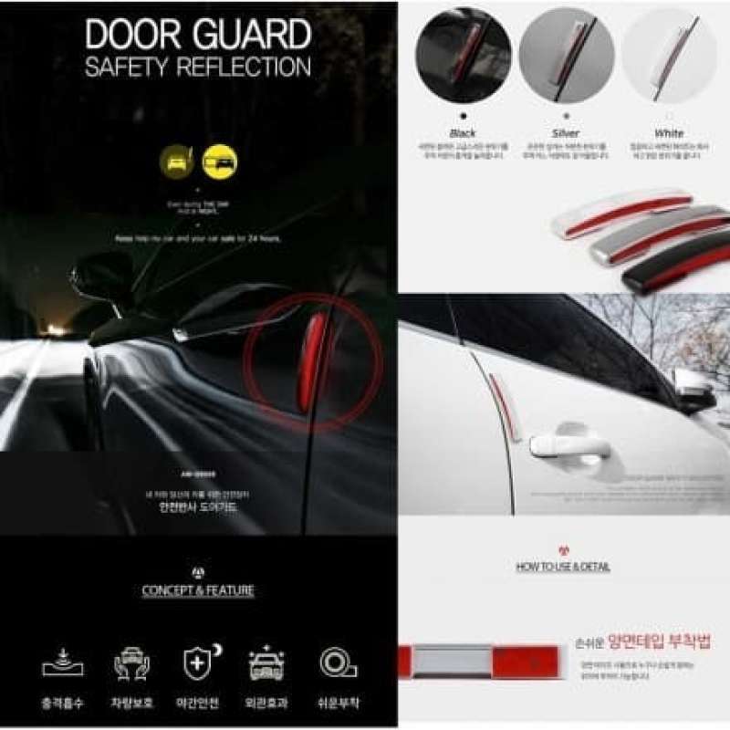 Promo Autoban Wine Art Safety Reflection Door Guard / Pelindung Pintu ...