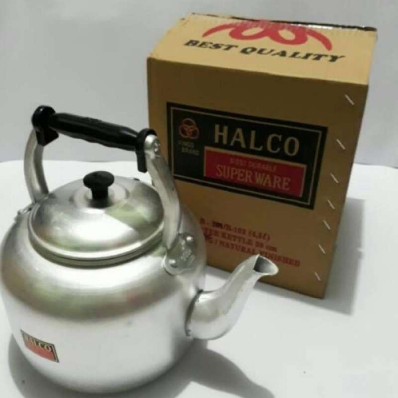 Promo Teko Ceret Ketel Masak Air Panas Halco Kettle Alumunium Tebal Jadul - 20cm 4,5 Liter ...