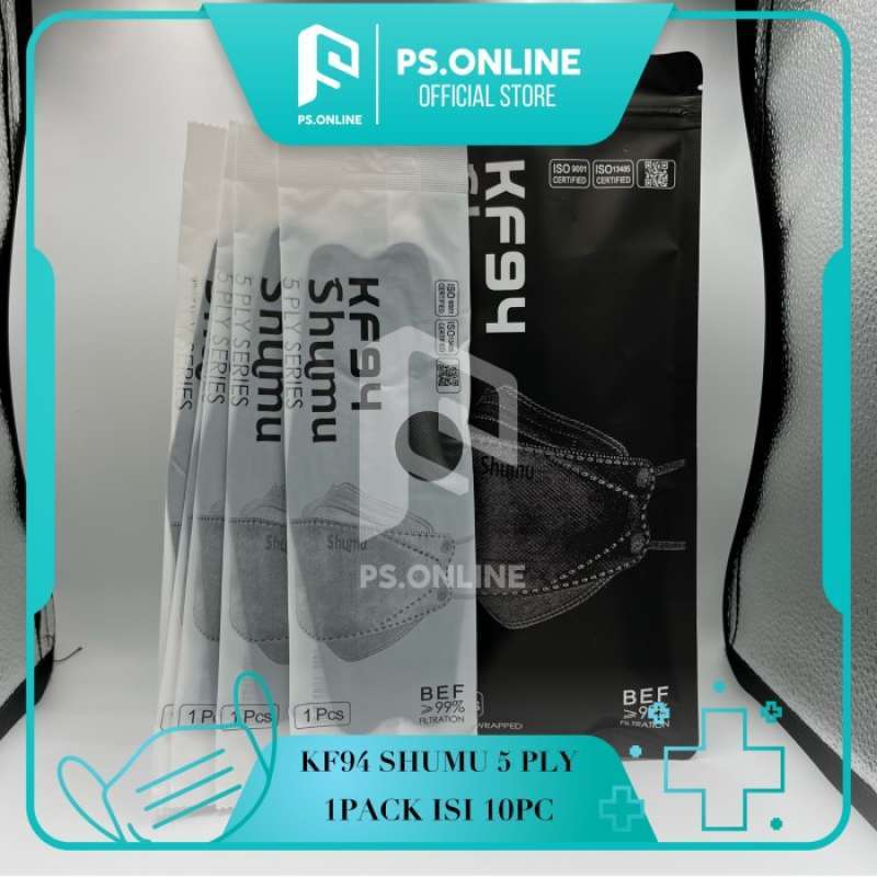 Jual Masker Kf94 Shumu Individual Pack 5ply Kemenkes Kf 94 Isi 10 Pcs 5 Ply - Promo Putih 20 Di ...