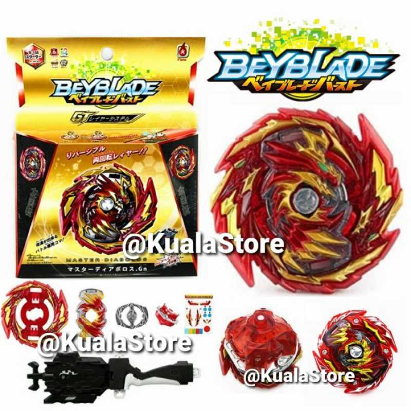 Promo Beyblade Burst Gt Rise Master Daiblos Diabolos B155 Gangsing Bayblade - Box Art Diskon 50% ...