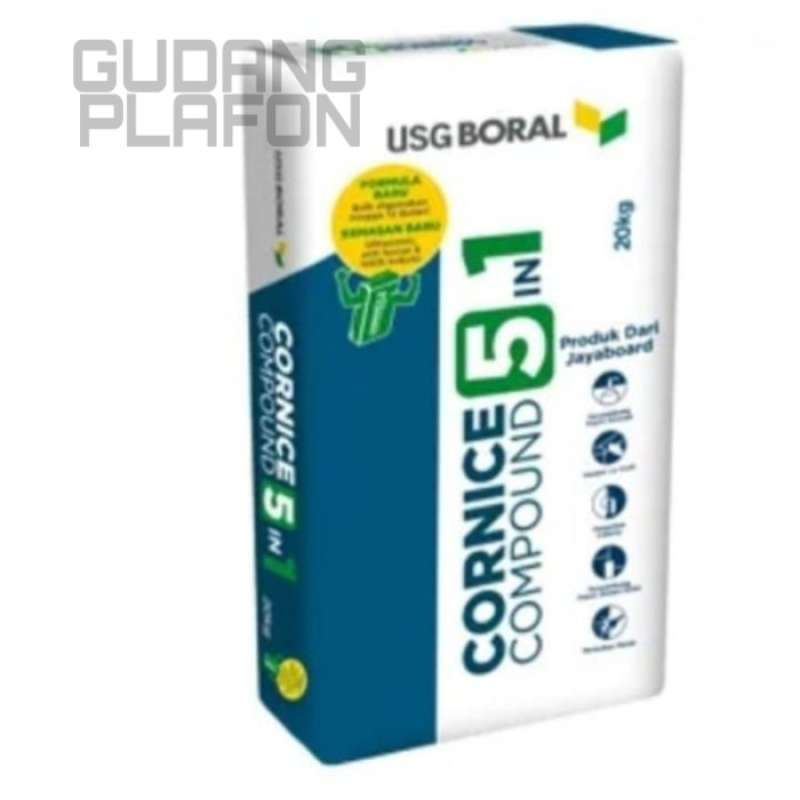 Promo Cornice Compound 5in1 / Cornice Jaya / Compon Jaya / Kompon ...