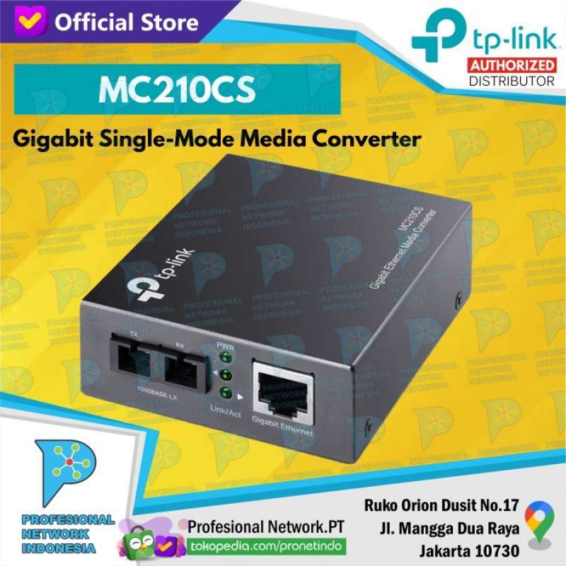 Jual Tp-link Gigabit Ethernet Media Converter Mc210cs Di Seller Kingyo ...