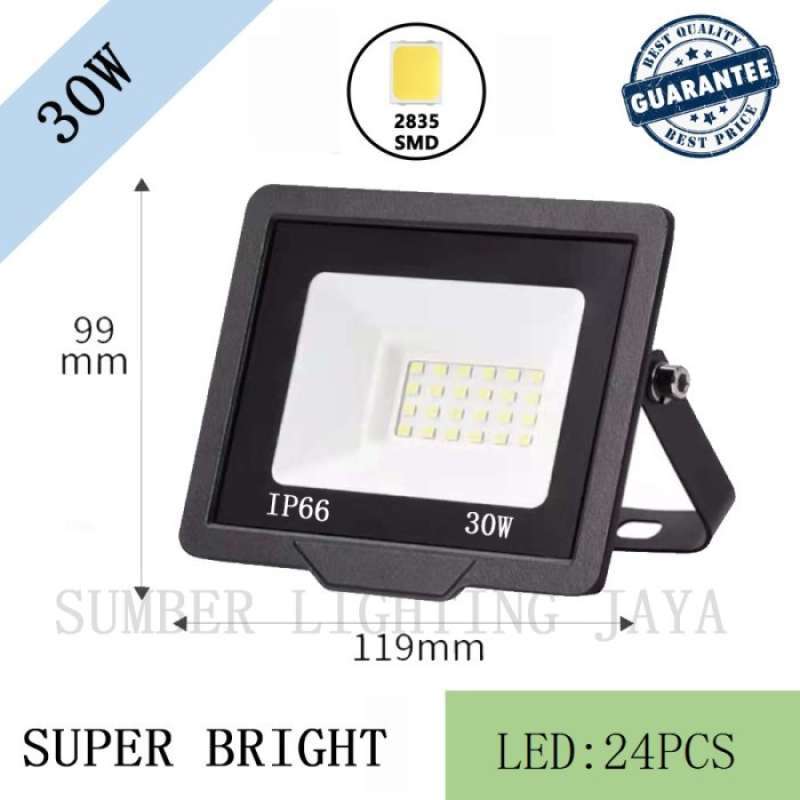 Promo Lampu Sorot Led Ip65 100w / Lampu Tembak 100 Watt / Lampu Led Outdoor - Warm White Diskon ...