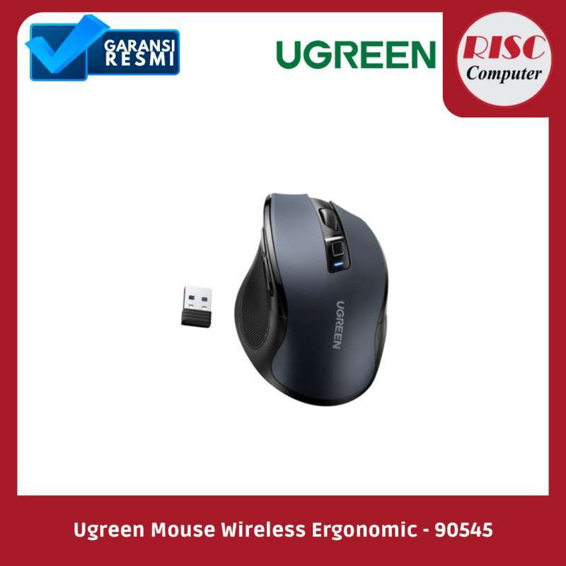 Jual Ugreen Mouse Wireless Ergonomic Silent Click - 90545 Di Seller ...