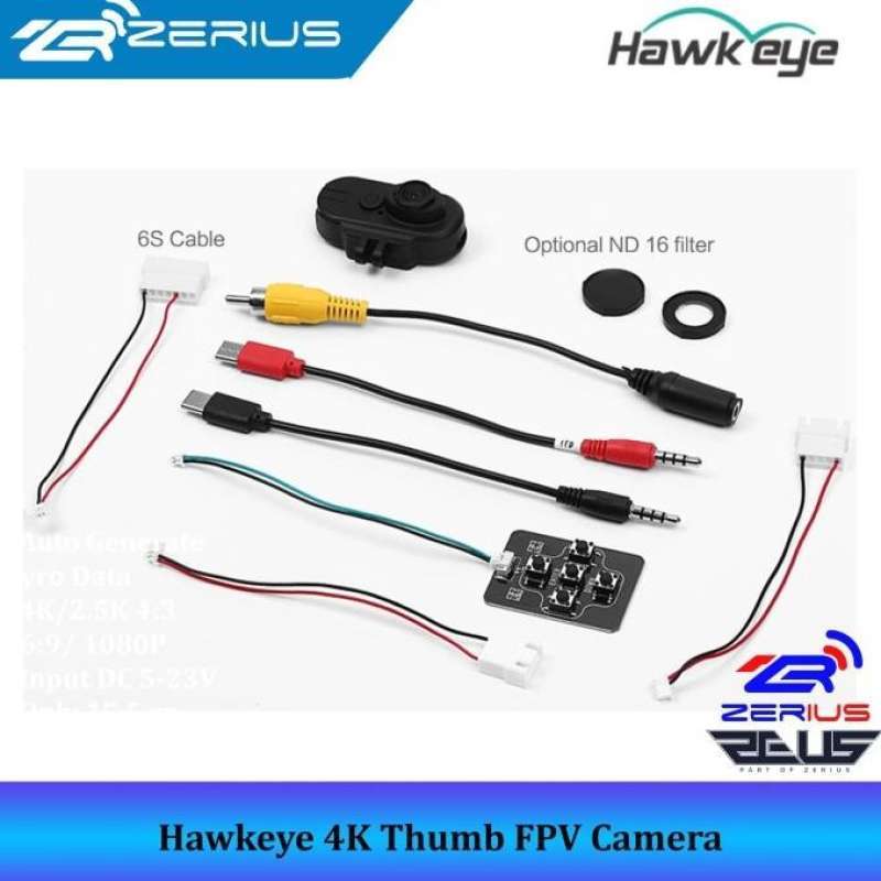 Jual Drone Hawkeye Thumb 4k Fpv Camera With Gyro Data Gyroflow, Hawkeye ...