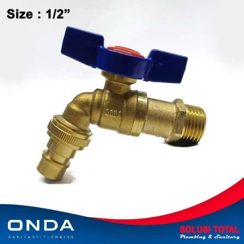 Promo Kran Air Taman Nbc 1/2 Kran Kuningan Keran Atap Setengah Inch ...