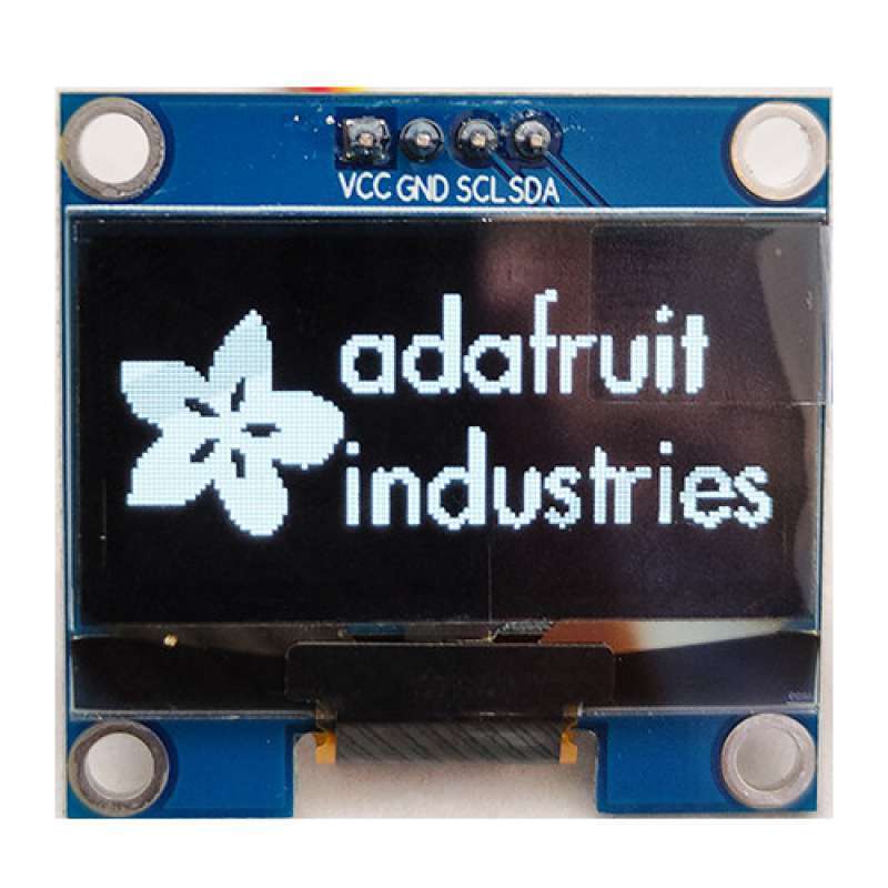 Promo New Lcd Oled 13 White I2c Module For Arduino Display Vcc Gnd 8684