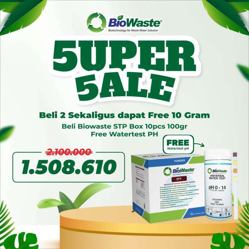 Promo Pengurai Limbah Domestik Dan Industri Biowaste Stp Box 10pcs ...