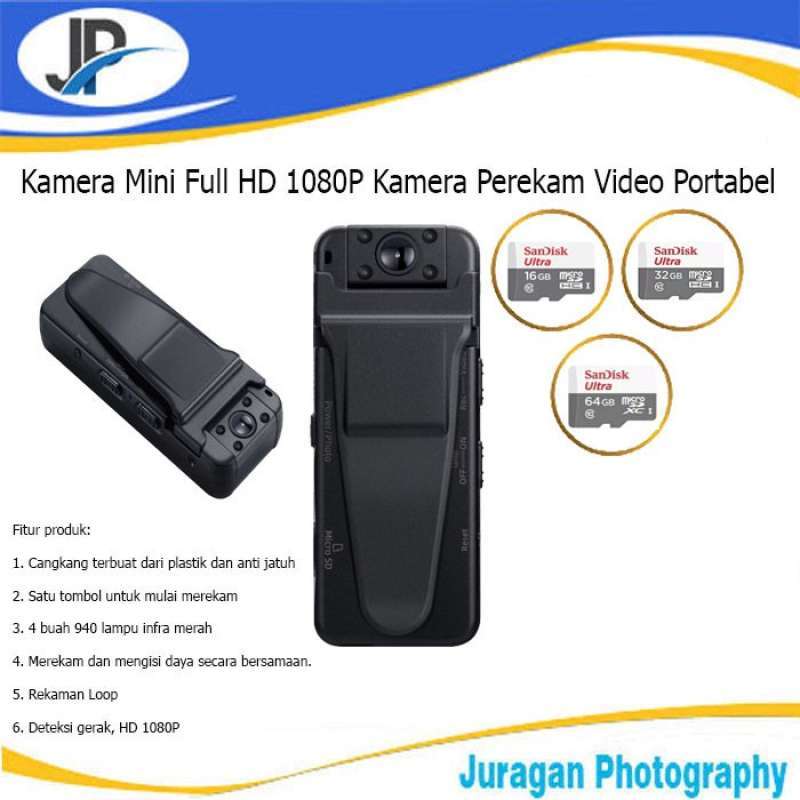 Jual Kamera Mini Full Hd 1080p Kamera Perekam Video Polisi Portabel Di ...