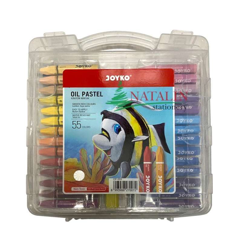 Jual Crayon Krayon Anak Titi Joyko 55 Warna / Oil Pastel Lengkap Di ...
