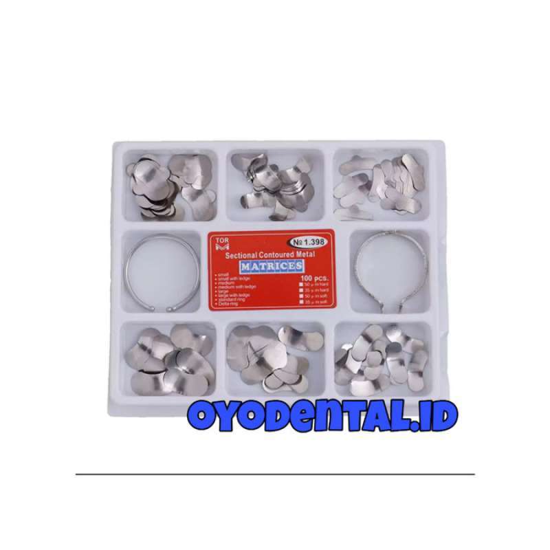 Jual Dental Matrix Matriks Sectional Kontur Contoured Metal Di Seller ...