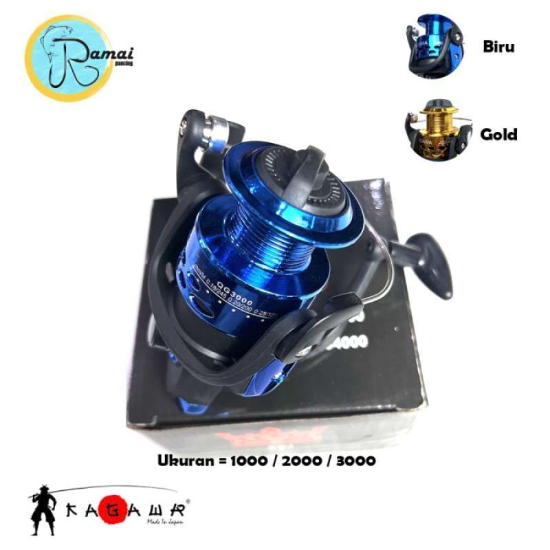 Jual Reel Pancing Murah Uk 1000-3000 Max Tarikan 6 Kg Warna Biru/emas ...