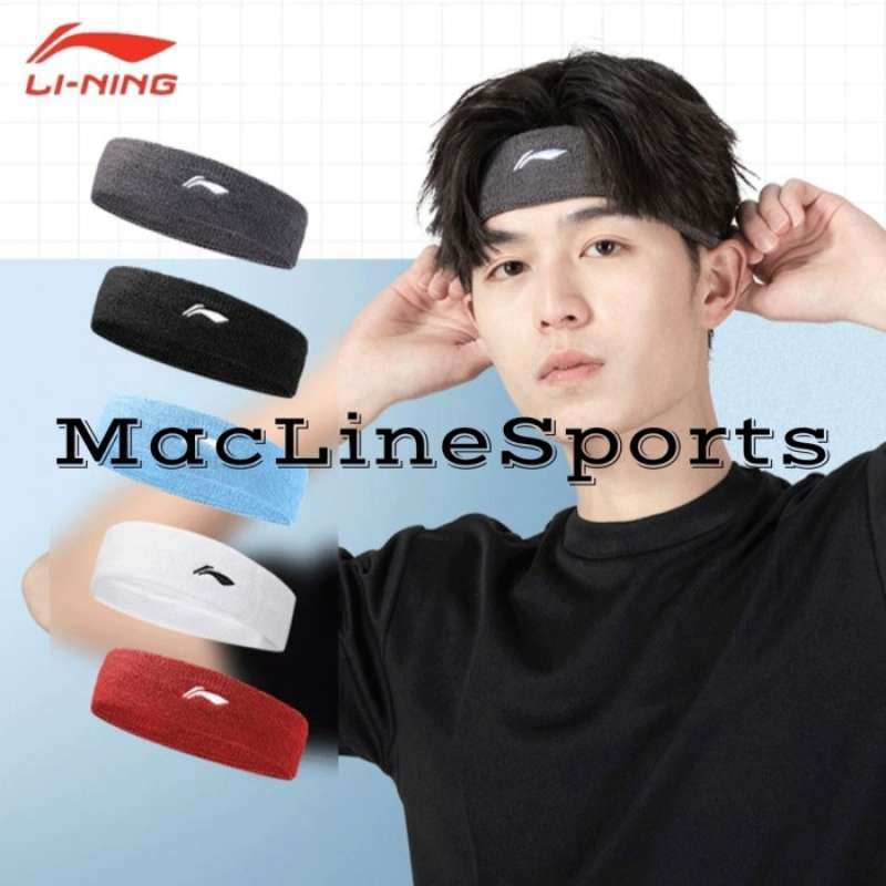 Jual Lining Headband | Li-ning Aqar028 Original Li-ning Badminton ...