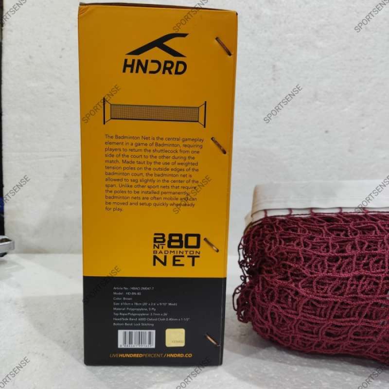 Jual Net Badminton Professional Hundred Hndrd Hd Bn 80 Original Di ...