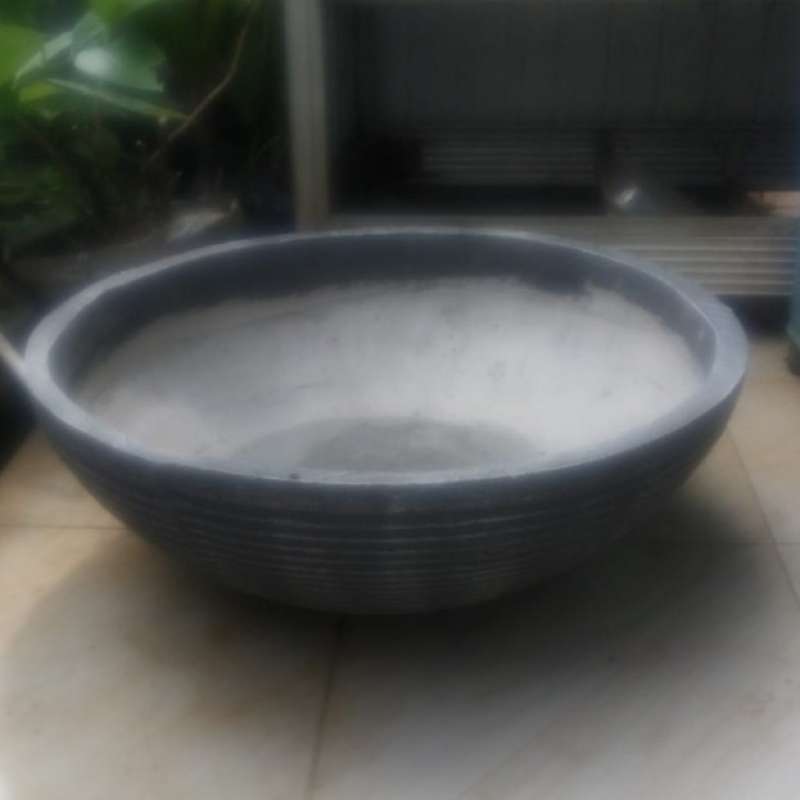 Promo Pot Batu Bulat Taman Teratai Atau Air Mancur Khusus Grab Atau ...