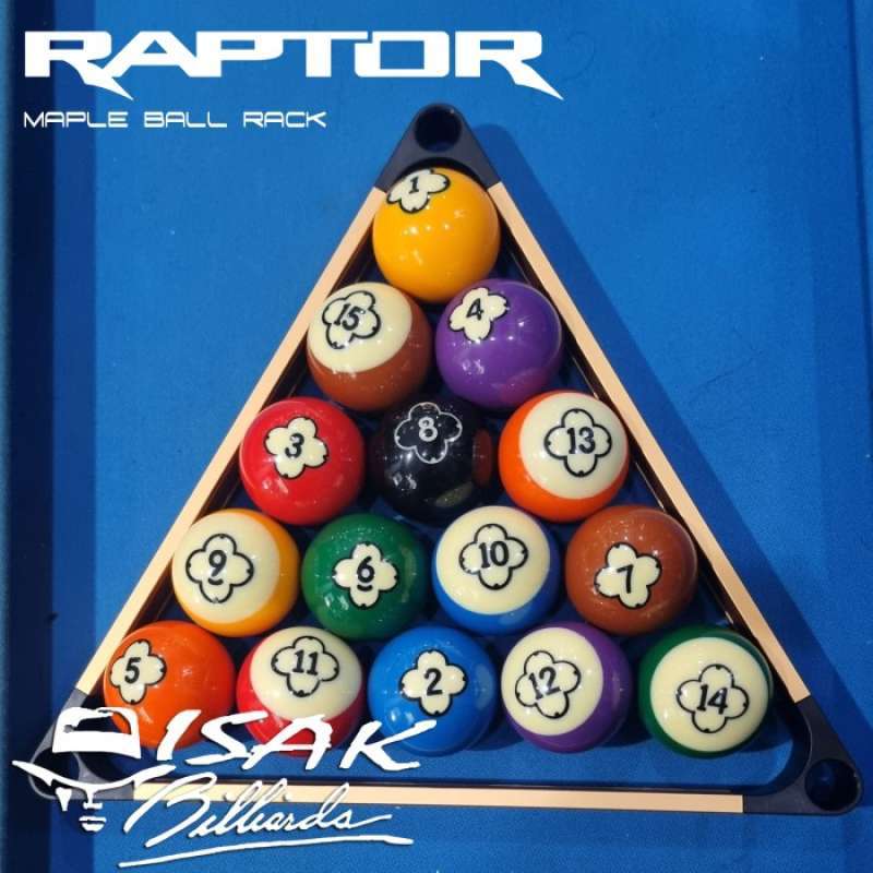 Jual Raptor Aluminium Tight Rack Triangle Pool Ball | Segitiga Bola ...
