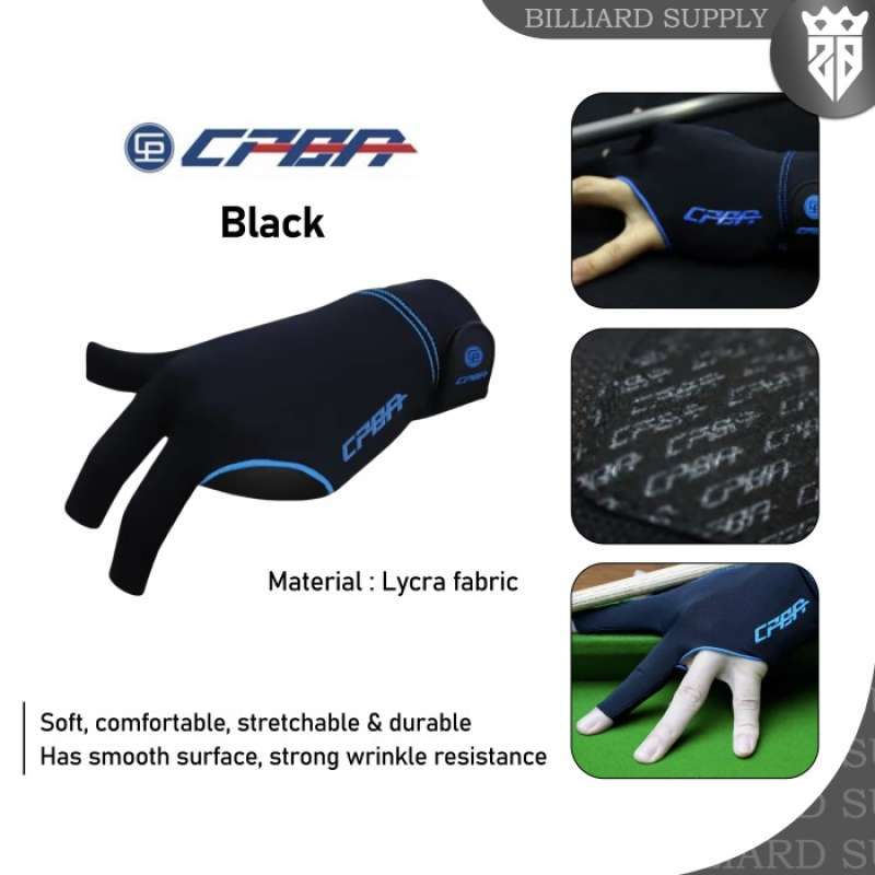 Jual Cpba Pro Gloves Open Finger Sarung Tangan Billiard Biliar ...