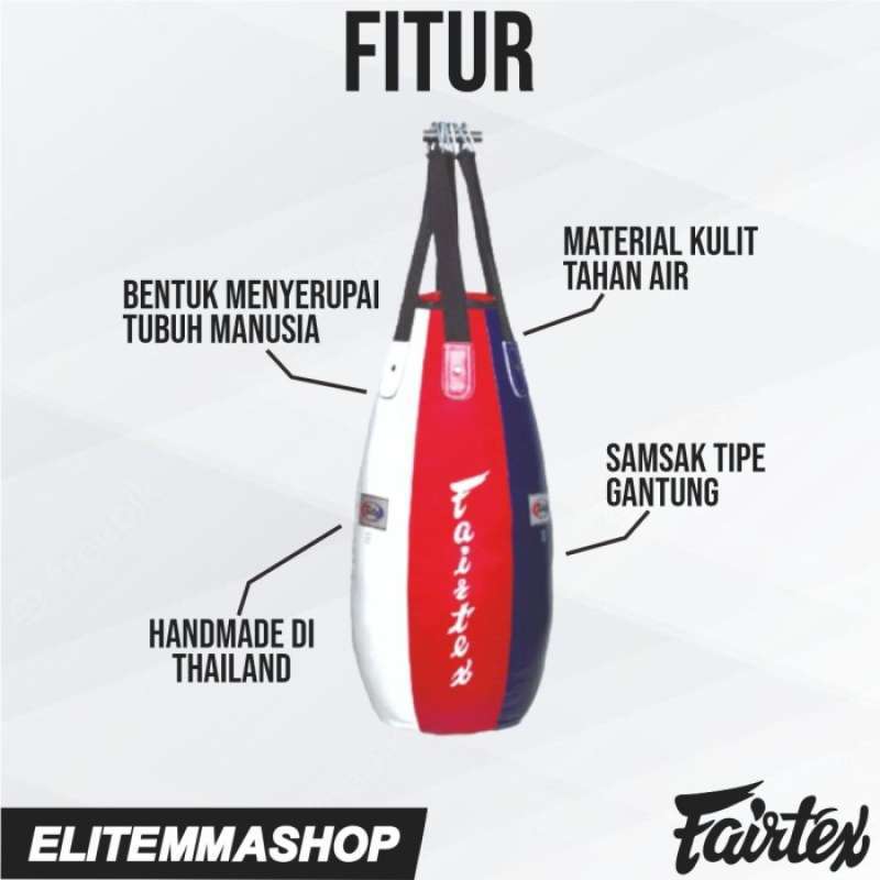 Jual Samsak Fairtex Tear Drop Heavy Bag Hb4 Unfilled - Dengan Isi Di ...