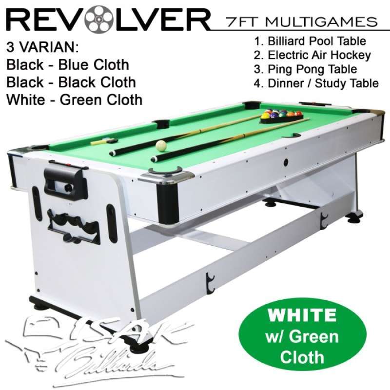 Jual 7ft Revolver Multi Games Table | Billiard Hockey Pingpong Meja ...