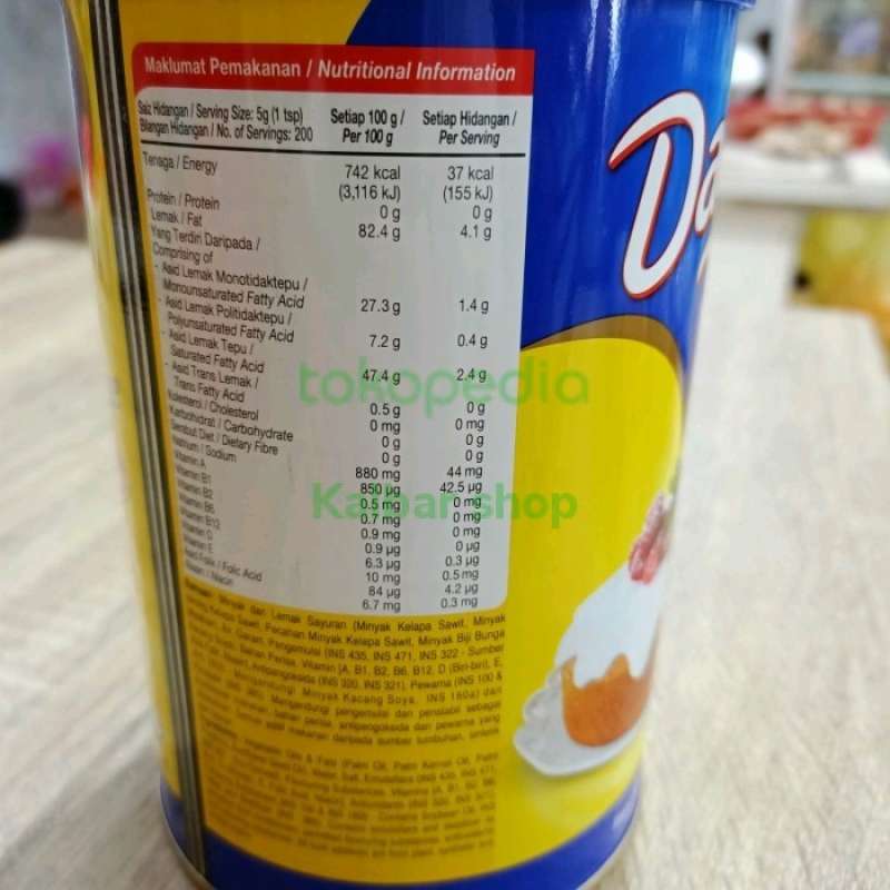 Promo 1kg-margarin Daisy Malaysia-free Cholesterol-mentega Bebas ...