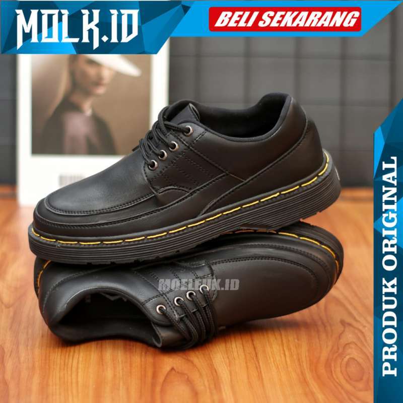 Promo Wolf Grayden Sepatu Docmart Pria Hitam Formal Casual Original ...