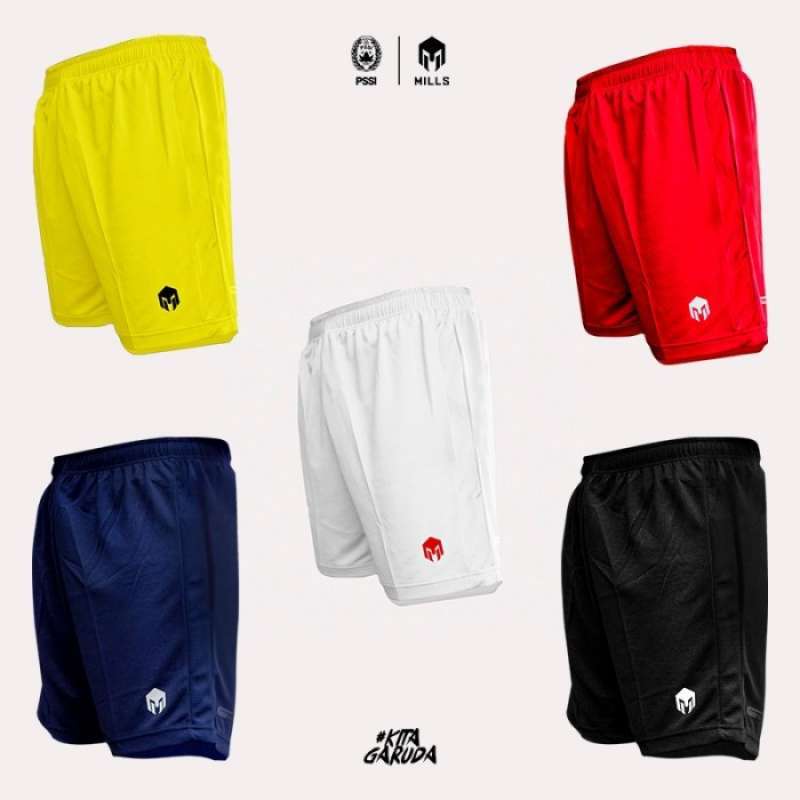 Jual Mills Timnas Indonesia Football Short Trainingcamp 3013gr - Xxl ...