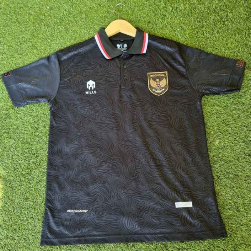 Jual Jersey Timnas Indonesia Hitam + Nama Dan Nomer Punggung Di Seller ...