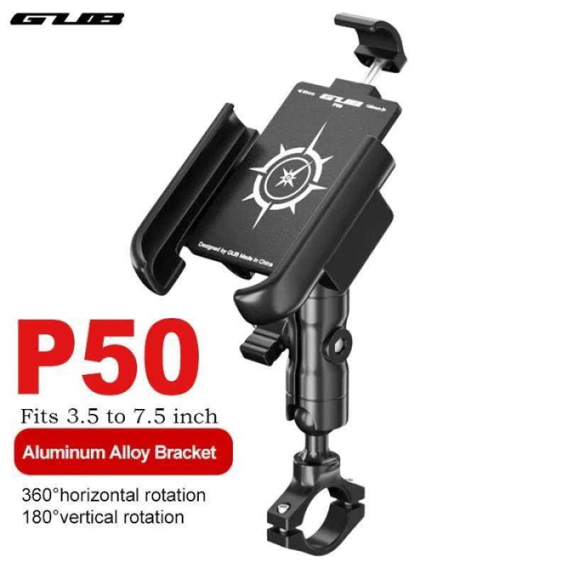 Jual Gub P50 Phone Holder Aluminium Stang Motor Sepeda Listrik Motor Sport Di Seller Regstore ...