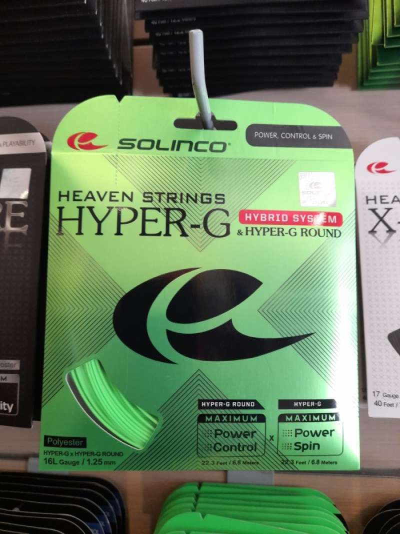 Jual Senar Tenis Solinco Hyper-g Round Hybrid System | Power Control ...