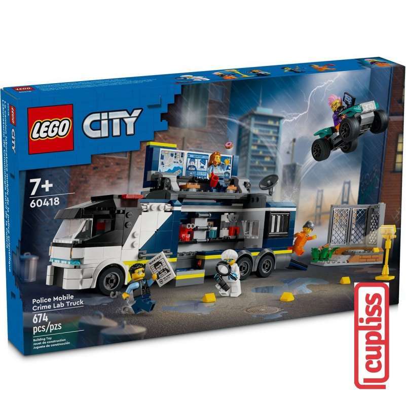 Jual Lego City 60418 Police Mobile Crime Lab Truck Di Seller Cupliss Official Store - Cupliss ...
