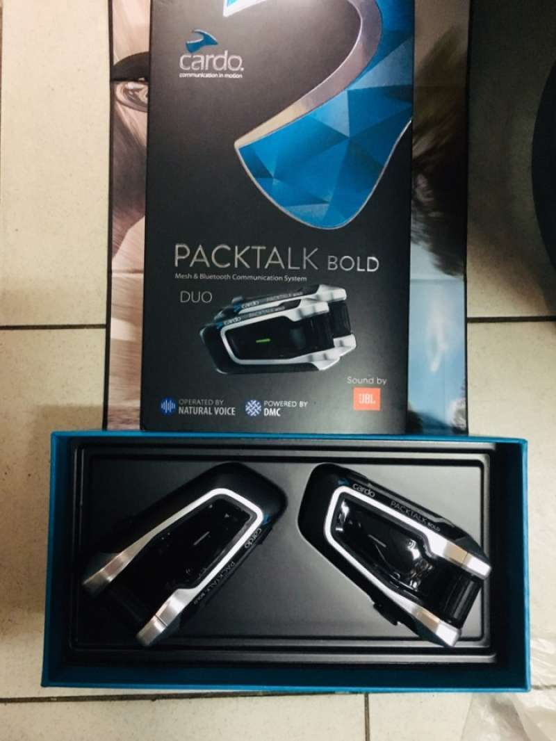 Jual New Packtalk Bold Double Speaker Resmi Cardo Indonesia Terbaik ...