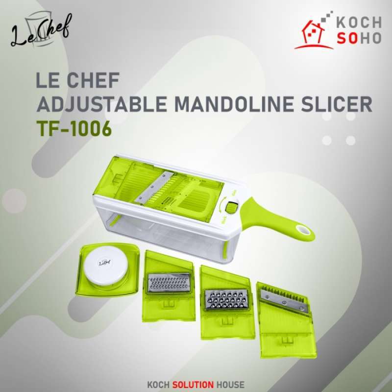 Jual Le Chef Adjustable Mandolin Slicer Tf-1006 Di Seller Belanja-id ...