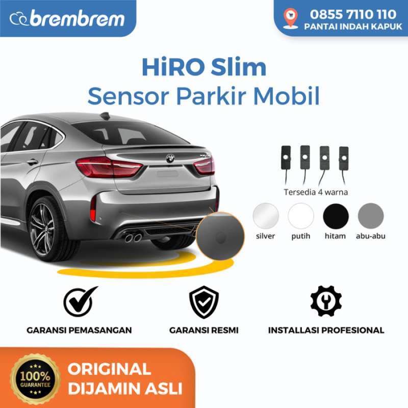 Jual Hiro Sensor Parkir Slim Hitam - Sensor Mundur Mobil - Sensor ...